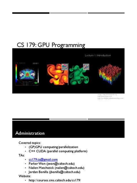cs179 2017 lec01 pdf thread computing graphics processing unit