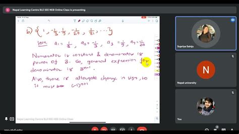 csit math sequence and series exercise csit 1st semester math csit math preparation class