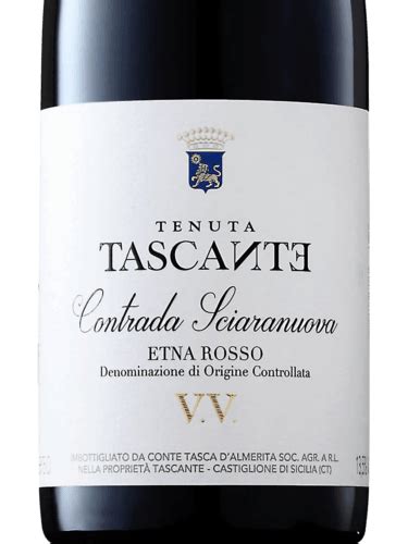 Tenuta Regaleali Tascante Contrada Sciaranuova VV Etna Rosso Vivino
