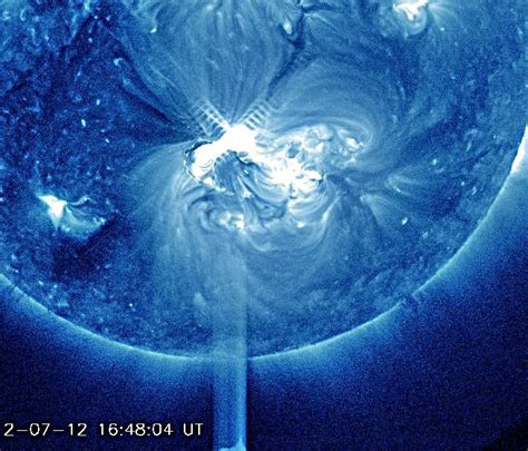 X Flare From Giant Sunspot Group 1520 On EarthSky Space EarthSky