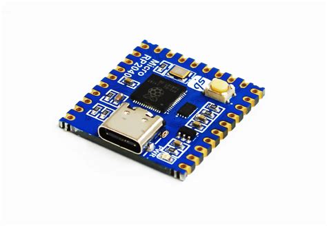 Micro RP2040 โมดลทใช Raspberry Pi RP2040 ขนาดจวมพอรต USB Type