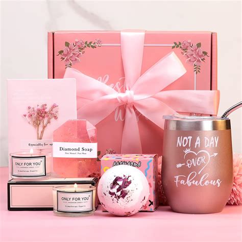 Birthday Gifts For Women Relaxing Spa Gift Box Basket For Her Mom