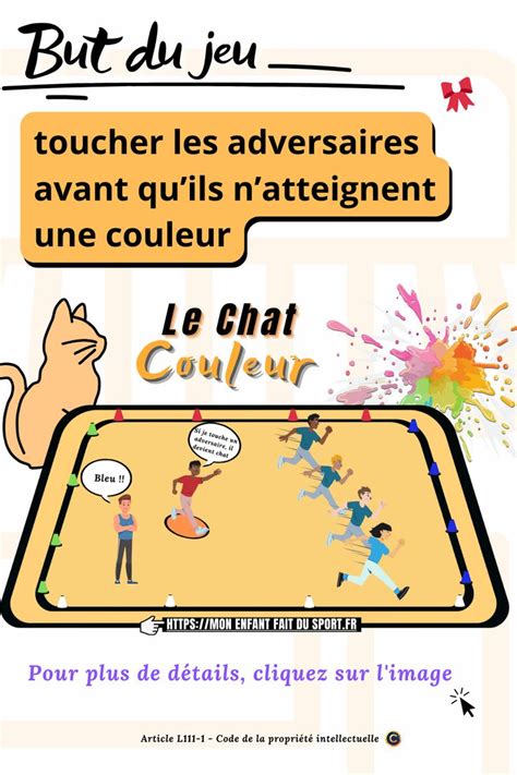 R Gle Du Chat Couleur Jeu De Poursuite Sportif Pour Enfant Mon