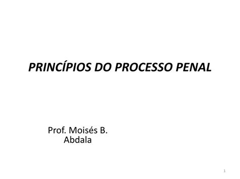 PPT PRINCÍPIOS DO PROCESSO PENAL PowerPoint Presentation free