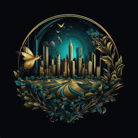 Premium AI Image Urban Untamed Exploring The Synergy Between Nature