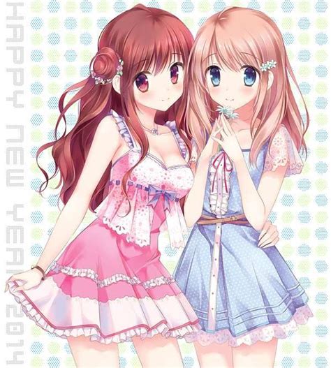 Hình nền ảnh anime sinh đôi cực đẹp và dễ thương cho điện thoại và máy tính