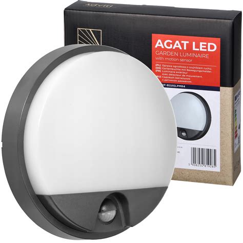 LAMPA ZEWNĘTRZNA ELEWACYJNA Z CZUJNIKIEM RUCHU 15W AD OP 6112GLPMR4
