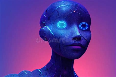 Artificial Intelligence In Humanoid Head With Neural Network Thinks Ai
