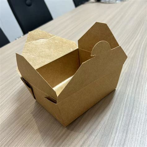 Take Away Kraft Paper Bento Lunch Food Box Catering Packaging Platter