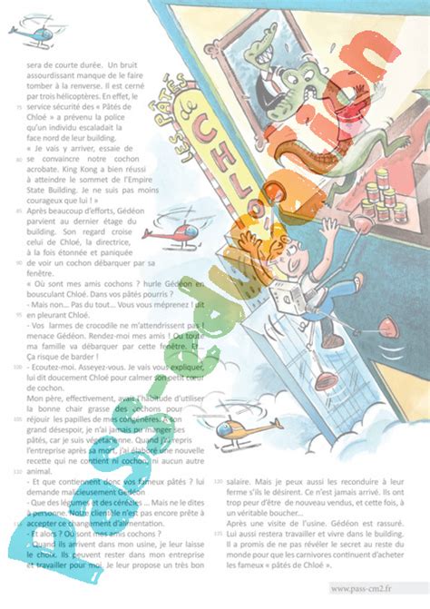 La recette miracle Cm2 Récit Lecture PDF à imprimer