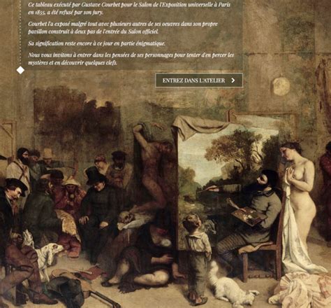 Entrez Dans L Atelier De Gustave Courbet