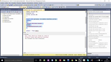 crear base de datos en sql server 2014 youtube