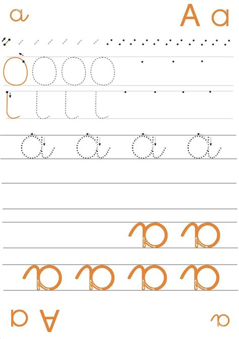 La maternelle de Laurène fiches écriture des lettres en cursive