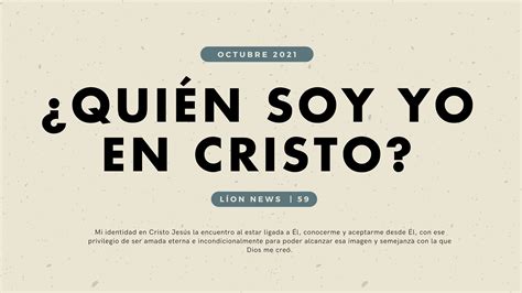 Quién Soy Yo En Cristo Lion Church