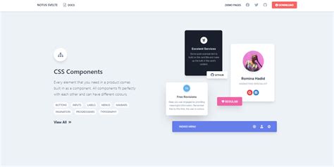 Svelte Admin Template Notus Free