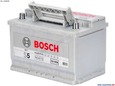 Аккумулятор Bosch S5 008 77Ah 780A 0092S50080