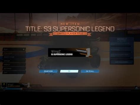 All Season Rewards Ssl Gc Titles Insane Decal L Rocket League