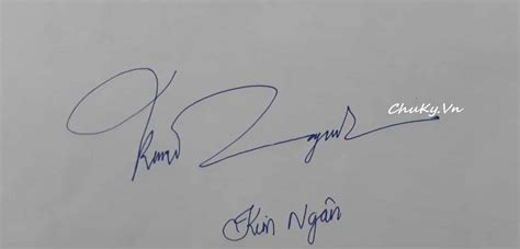 Ký tên ngân đẹp nhất Kiểu chữ ký tên ngân đẹp nhất với các gợi ý và mẫu