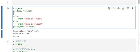 python 编程语言中的 none 到底是什么？