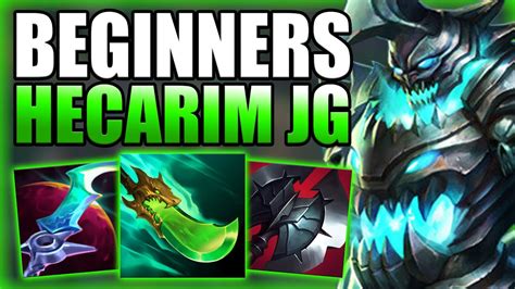 HOW TO PLAY HECARIM JUNGLE EASILY CARRY GAMES FOR BEGINNERS