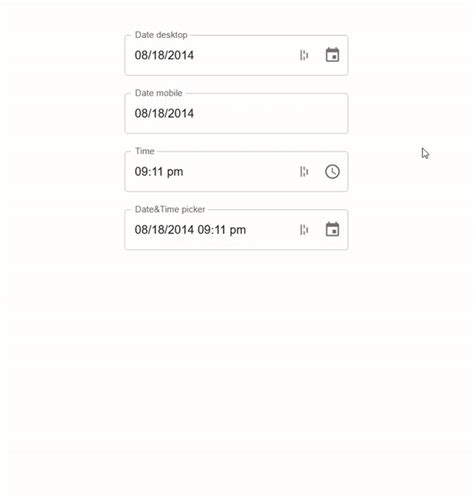how to create a time picker in react