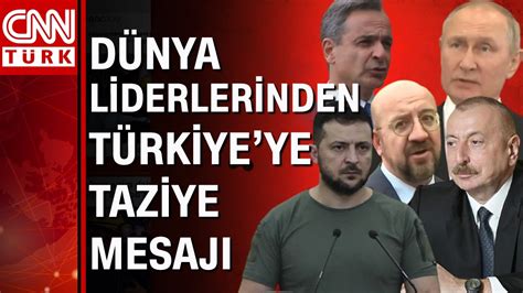 Dünya liderlerinden Türkiye ye Bartın daki maden faciası sebebiyle