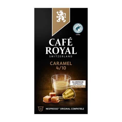 Cafe Royal Caramel Flavoured Edition Nespresso 10 Aluminium Coffee Pods