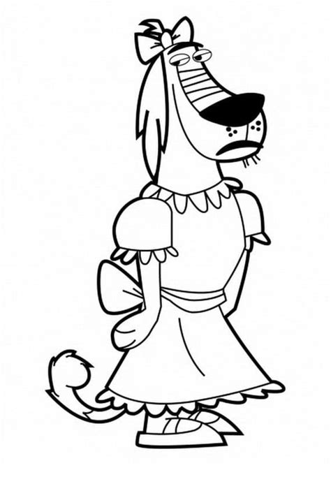 Dukey Johnny Test Pages Coloring Pages