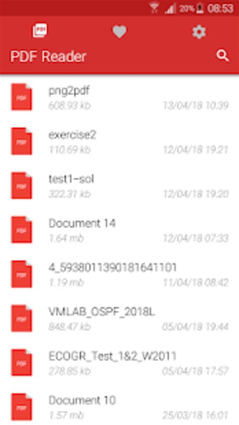 pdf reader لنظام android تنزيل