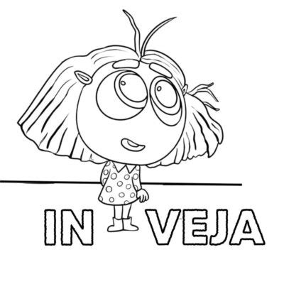 Desenho Do Divertida Mente 2 Para Colorir E Imprimir Artesanato Passo
