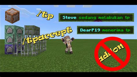 Cara Membuat TP Dan TPA Tanpa Addon Di Realm Dan Survival Multiplayer