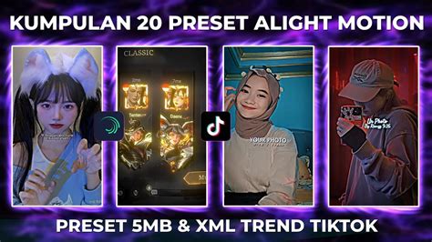 Kumpulan 20 Preset Base Alight Motion Jedag Jedug Viral Terbaru 2023