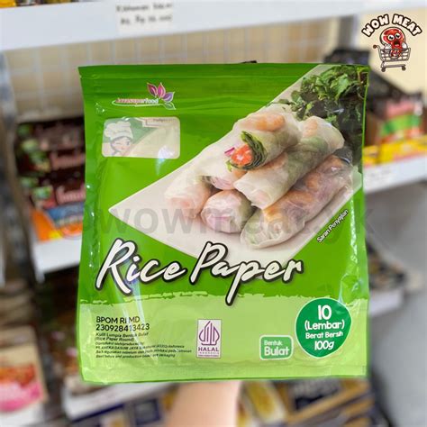 Jual Rice Paper Java Super Food Vietnam Roll Halal Shopee Indonesia