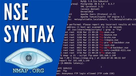 Nmap NSE Syntax YouTube