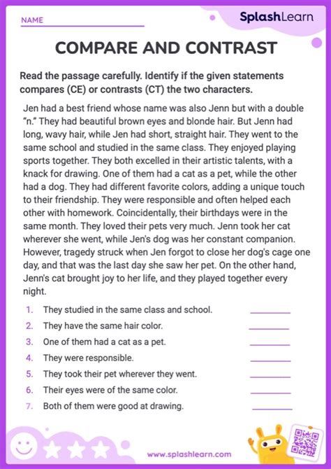 4th Grade ELA Reading Comprehension Worksheets Free Printable