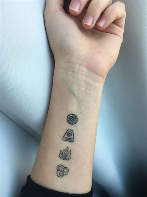 Minimalist Avatar The Last Airbender Tattoo