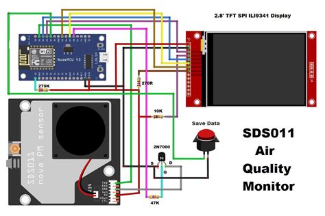 ESP8266 Air Quality Monitor With SDS011 Sensor Details Hackaday Io