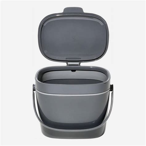 Oxo Bac à compost de cuisine 6 6 L Gris Habitat