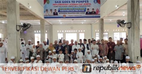 Implementasi Cap Jempol Disdikbud Kutim Goes To Ponpes Ibnu Katsir
