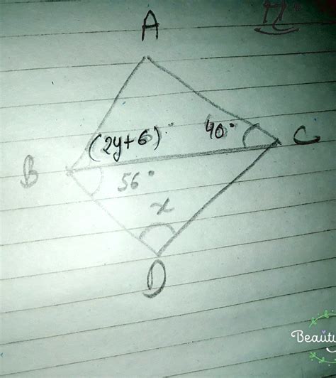 solved find the values x and y