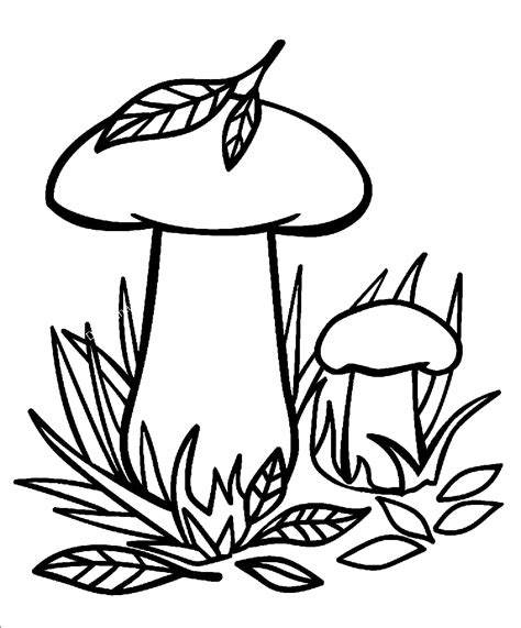 Dibujos De Hongos Para Colorear