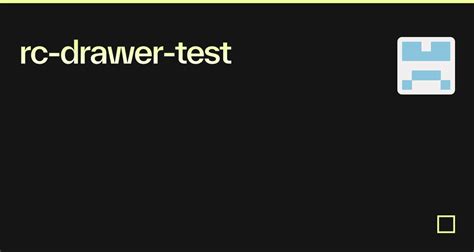 Rc Drawer Test Codesandbox