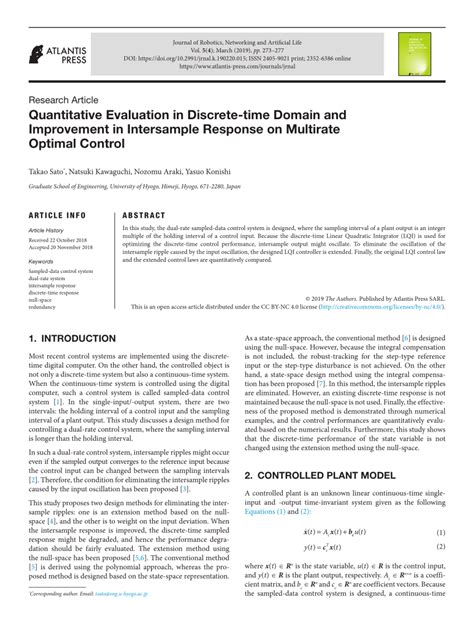 pdf quantitative evaluation in discrete time domain and improvement in intersample response on