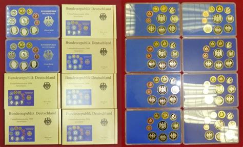 8 x DM Kursmünzensatz A Bundesrepublik Deutschland Kursmünzensätze 1994