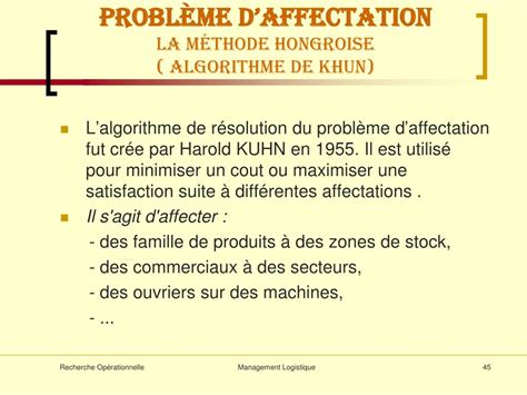 PPT GESTION DU PROBLEME DE TRANSPORT PowerPoint Presentation Free