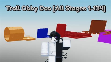 Troll Obby All Stages Youtube