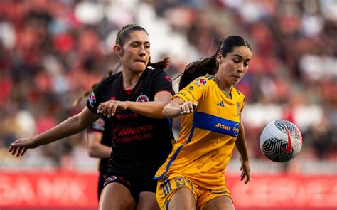 Tigres de la española Martínez empata con Tijuana y sigue de líder