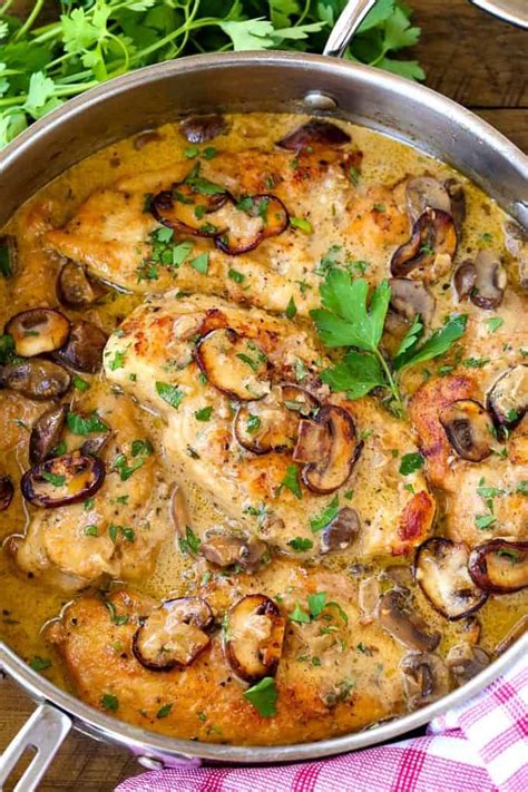 Easy Creamy Chicken Marsala Recipe Mantitlement