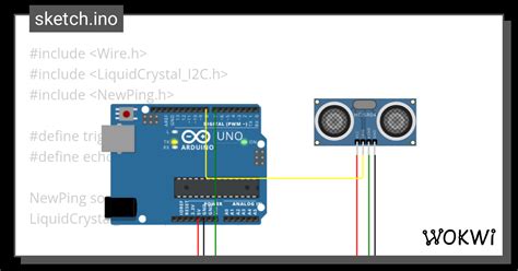 Sensor Jarak1 Wokwi Esp32 Stm32 Arduino Simulator