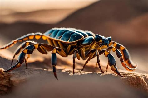 Premium Ai Image A Scorpion In The Desert